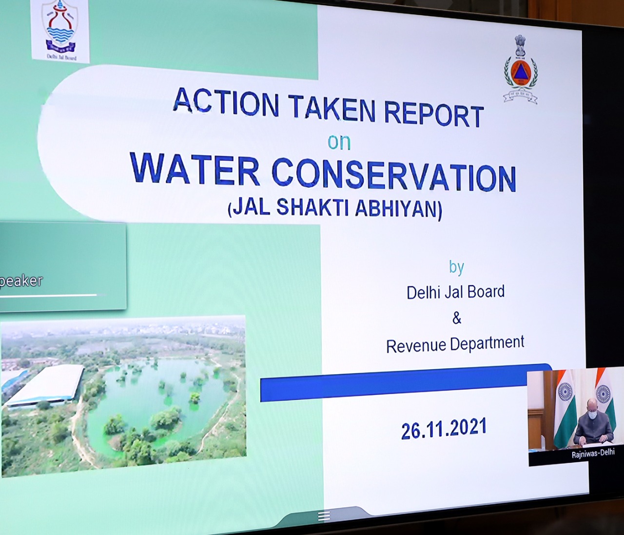 Hon’ble Lt. Governor Reviewed The Progress Of The Implementation Of Jal ...