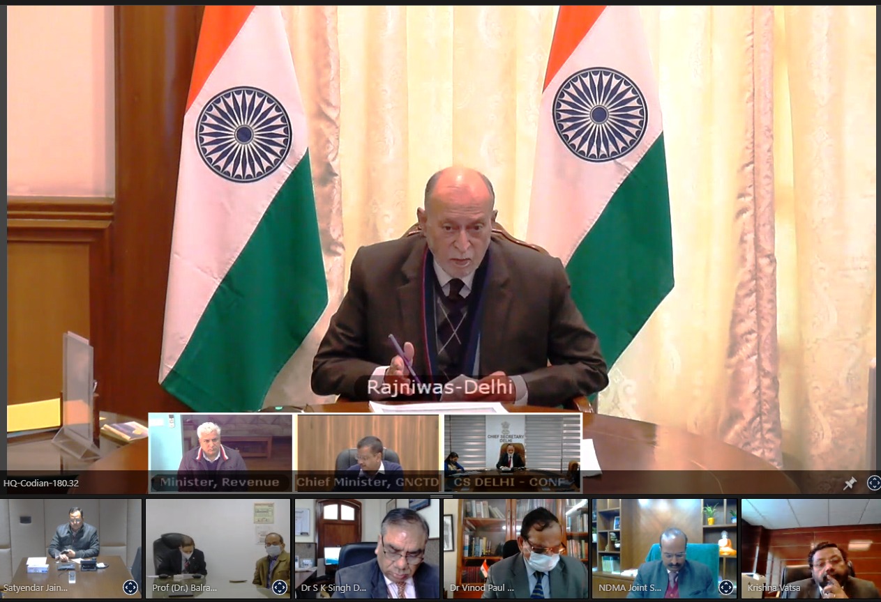 Hon’ble Lt. Governor Chaired The 32nd Meeting Of DDMA To Review The ...